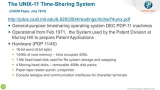 Life and Work of Ken Thompson and Dennis Ritchie | Turing Techtalk | PDF