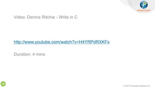 Life and Work of Ken Thompson and Dennis Ritchie | Turing Techtalk | PDF