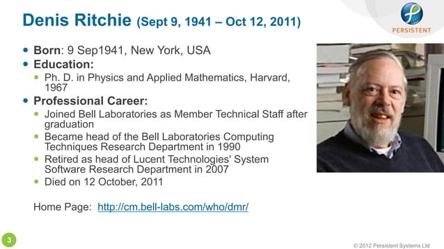 Life and Work of Ken Thompson and Dennis Ritchie | Turing Techtalk | PDF