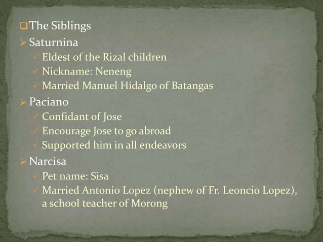 Life and works of Rizal | PPTX | Celebrity Families | Pop Culture