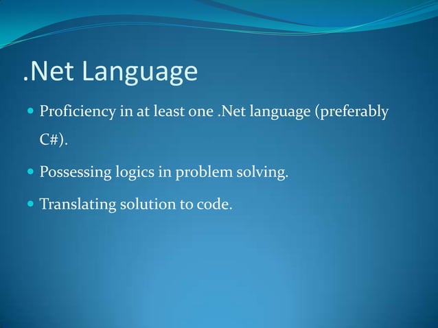 Life as an asp.net programmer | PPT