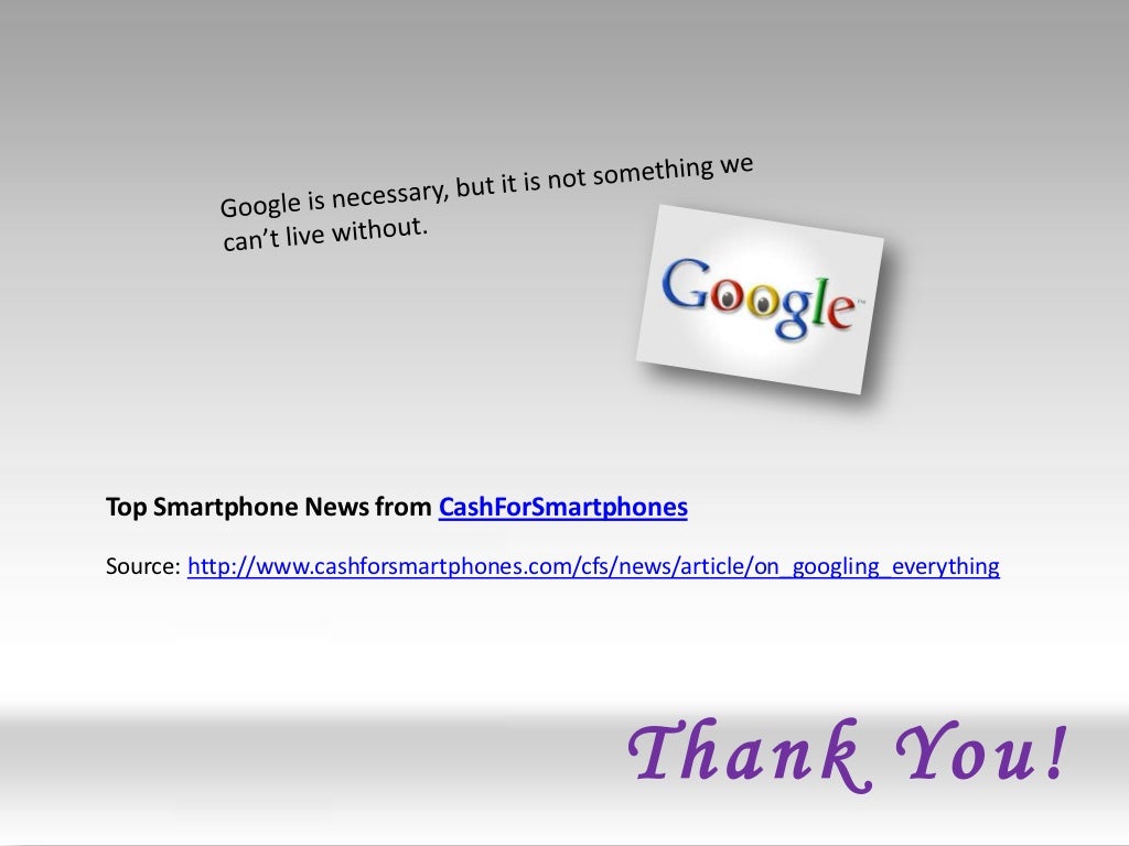 Life before and during google