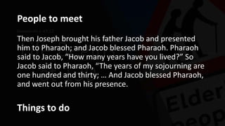 Life begins at 130 Genesis 46-47 | PPTX