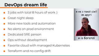 "The life beyond Terraform, or the rise of Platform Engineering", Stanislav Lebedenko | PDF