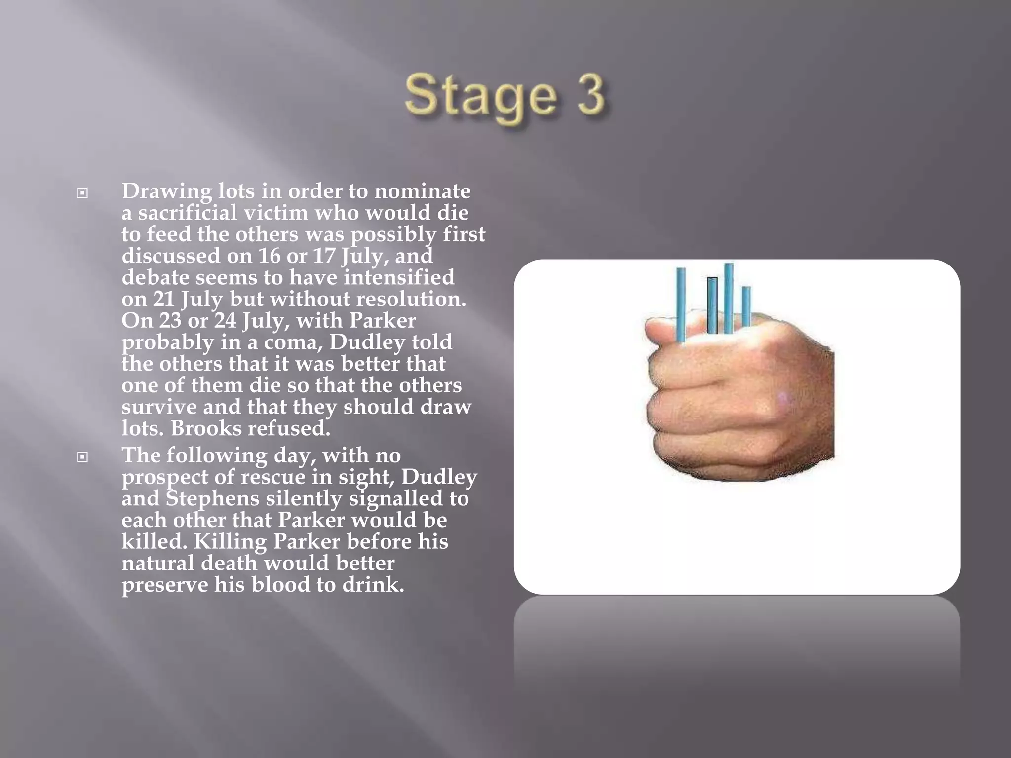 Lifeboat cannibalism | PPTX