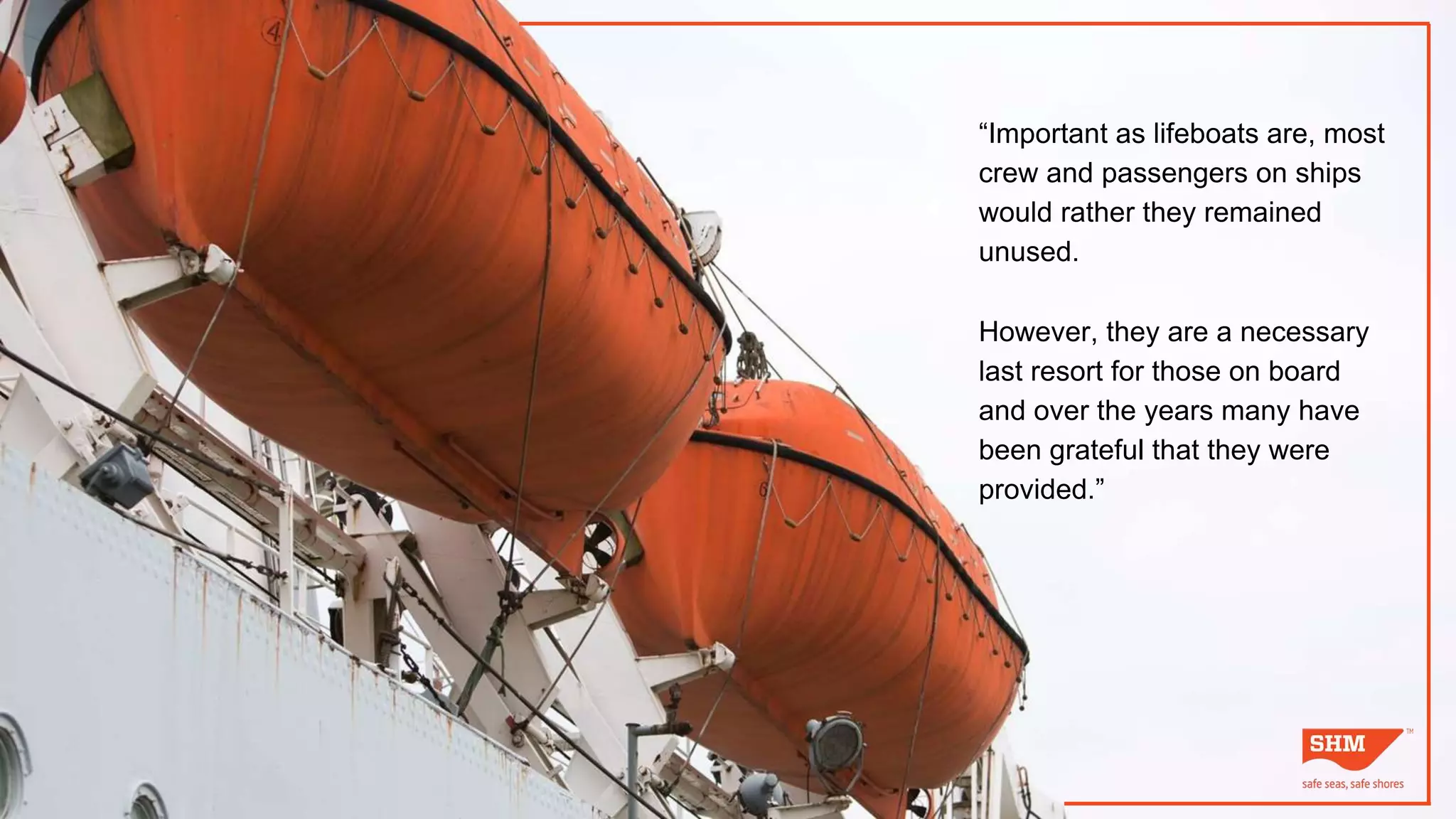 Lifeboat - SHM Shipcare | PPTX