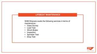 Lifeboat - SHM Shipcare | PPTX