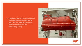 Lifeboat - SHM Shipcare | PPTX