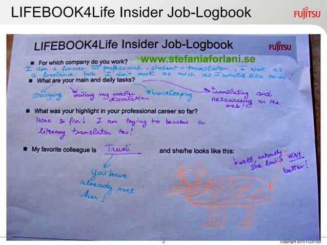 Lifebook4 life insider Stefania | PPT