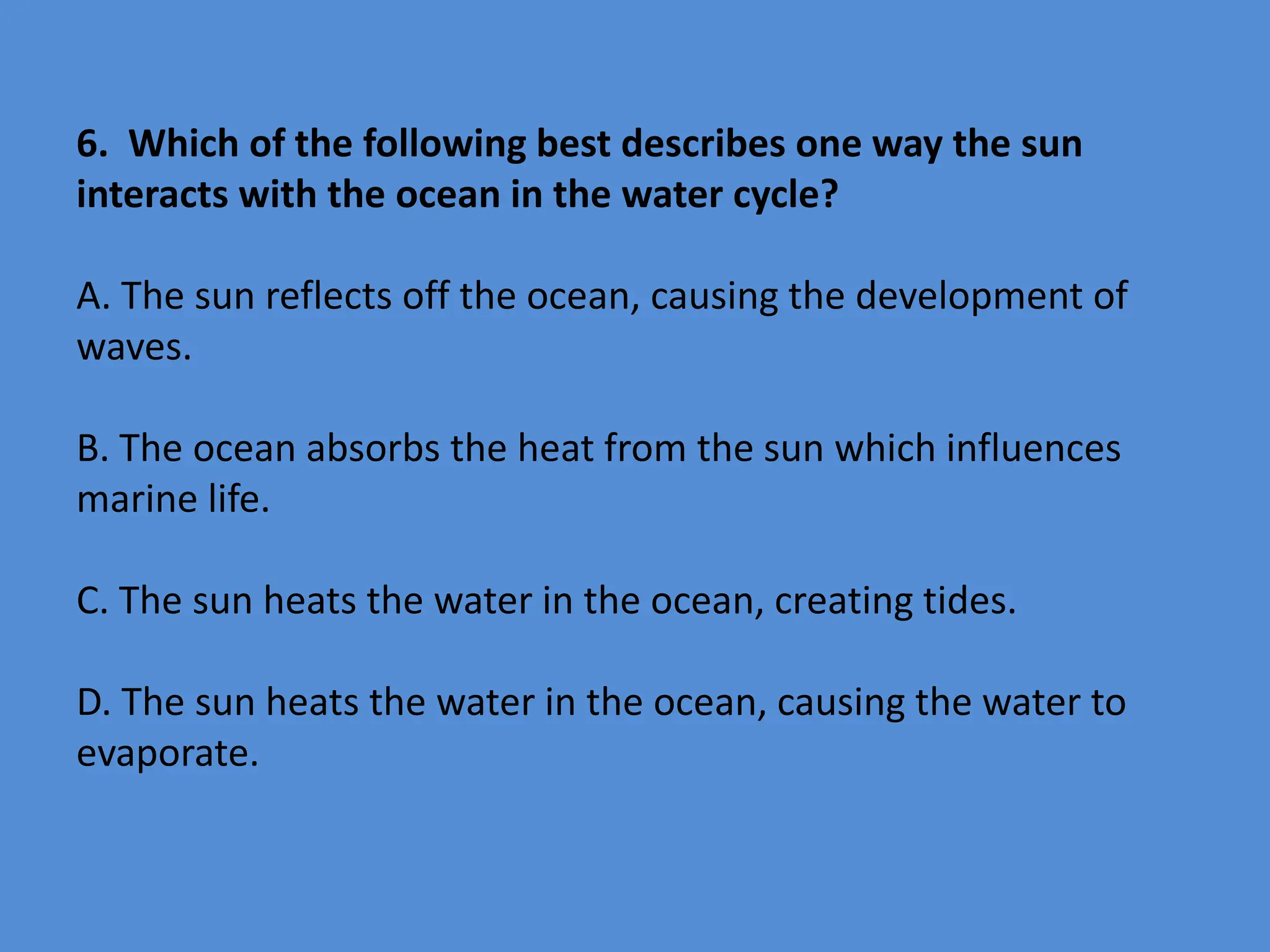 How sun and ocean interact in water cycle.pptx | Geology | Science
