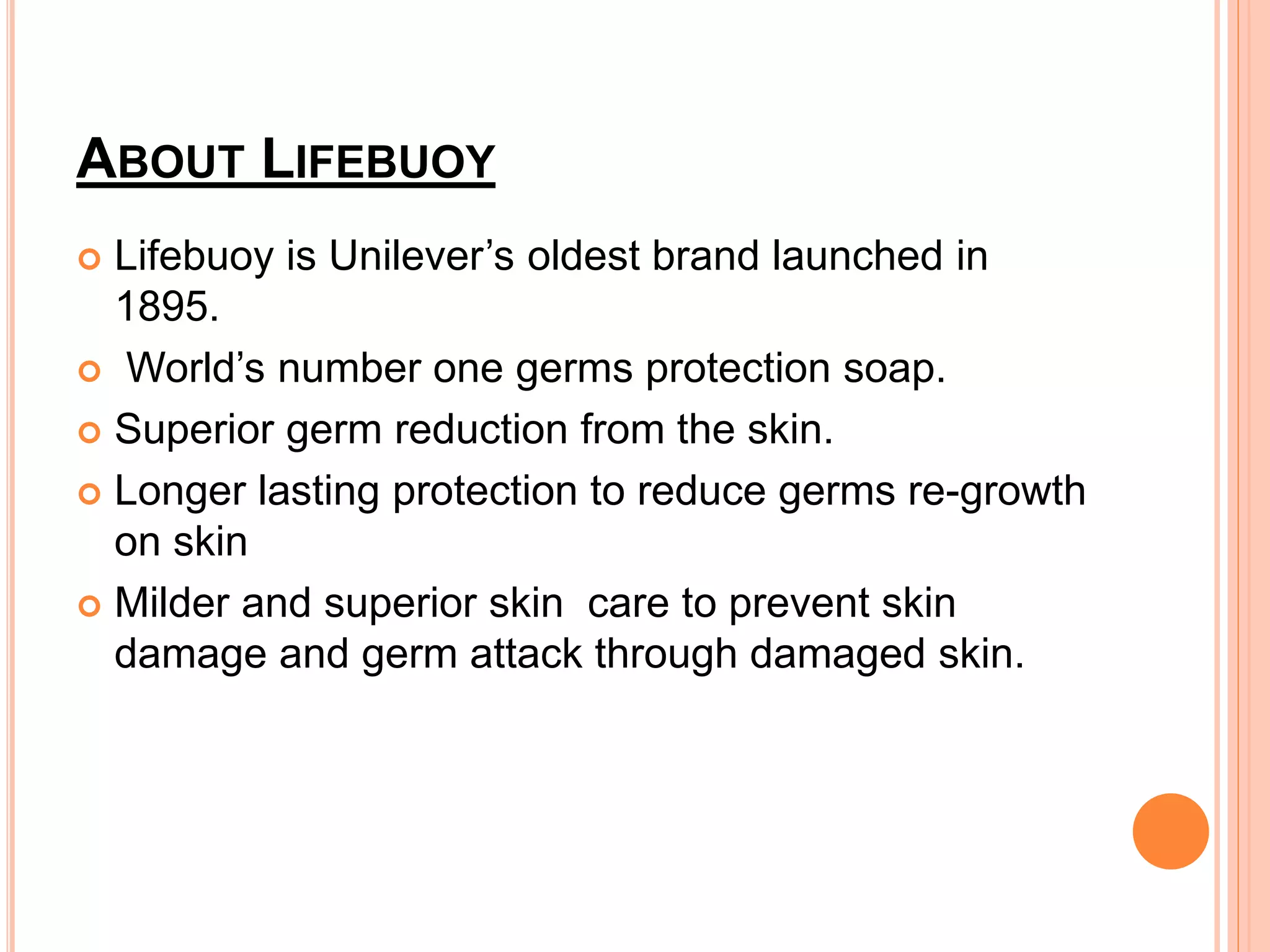 Lifebuoy Presentation in easy description | PPTX