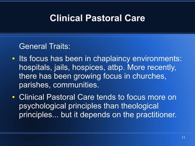 Models of Pastoral Care and Counseling | PPT | Spirituality | Religion ...