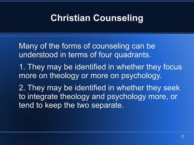 Models of Pastoral Care and Counseling | PPT | Spirituality | Religion ...