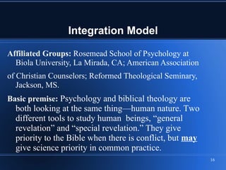 Models of Pastoral Care and Counseling | PPT