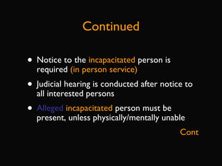Lifecare planning by use of guardianships.website | PPT
