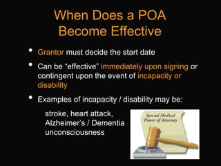 Lifecare Planning By Use of Power of Attorney | PPT