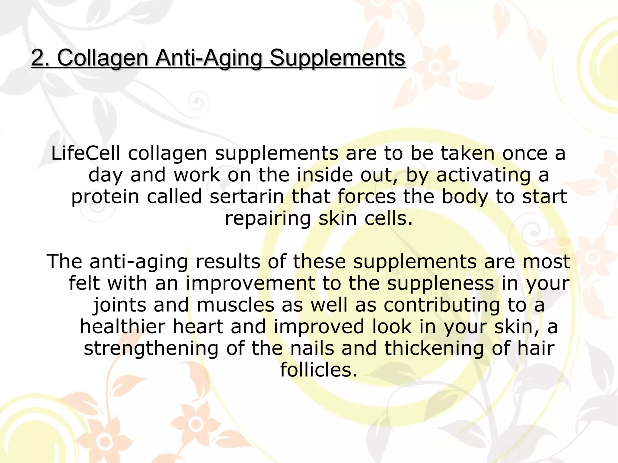 Life Cell anti aging treatment review | PPT | Herbs and Supplements ...