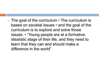 LIFE CENTERED AND SOCIETY CENTERED CURRICULUM | PPTX