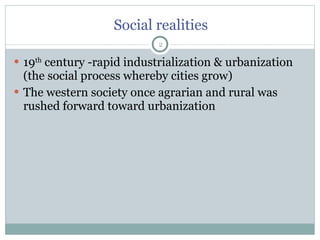 Changing Life in Urban Society | PPT