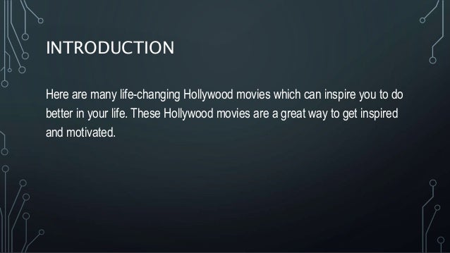 5 Best Life Changing Hollywood Movies | PPTX