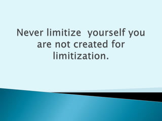 Life changing series, personality | PPT