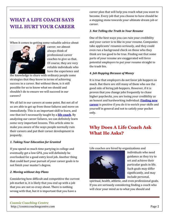 Life coach | PDF