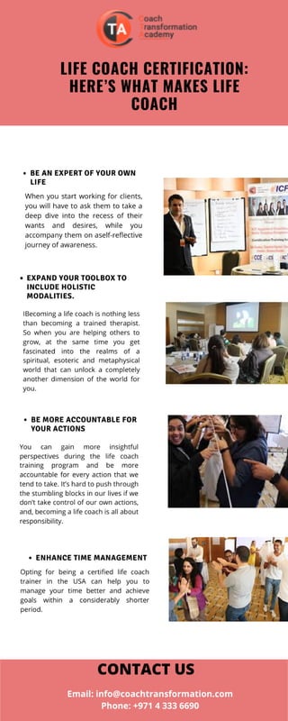 Life Coach Certification - Coach Transformation Academy | PDF