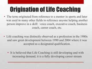 Life coach powerpoint presentation | PPTX