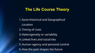 Life Course Prespective Lecture symposium | PPT