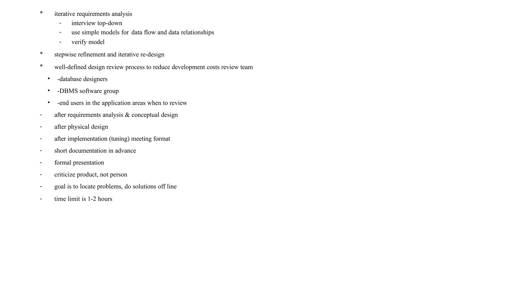 lifecycle1-Db for design-I. Database Systems and the Life Cycle | PPTX