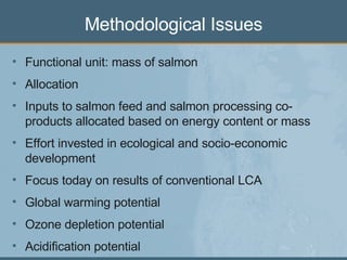 Life-Cycle Assessment of Salmon Fisheries and Aquaculture in the ...