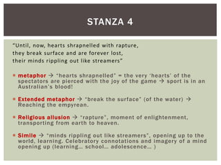 Analysis of "Life Cycle" by Bruce Dawe | PPTX