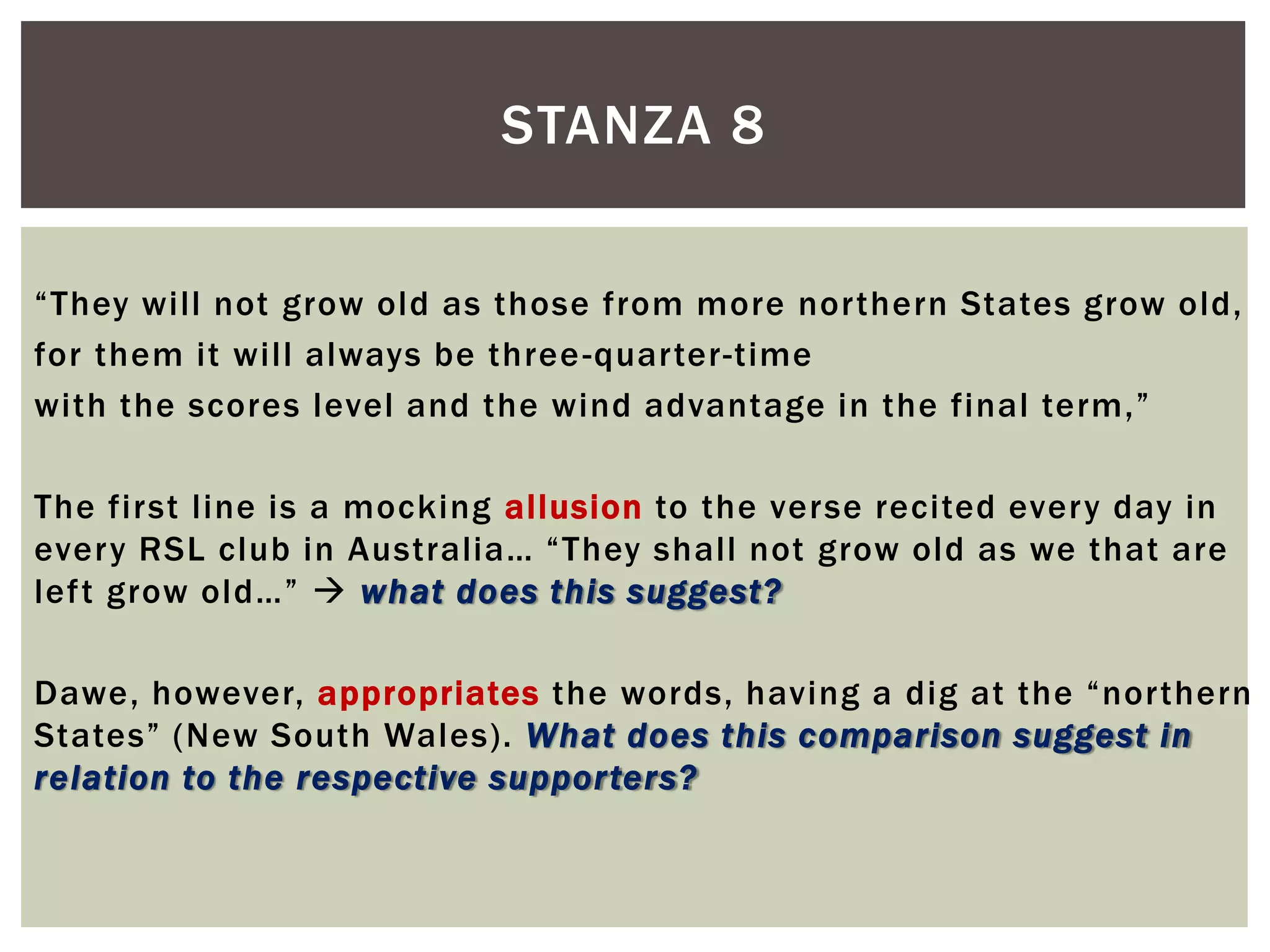 Life Cycle - By Bruce Dawe | PPTX