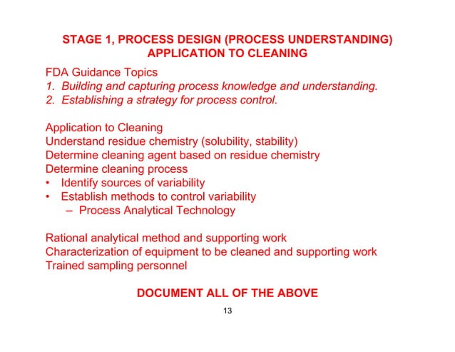 Lifecycle Approach to Cleaning Validation | PDF | Chemistry | Science
