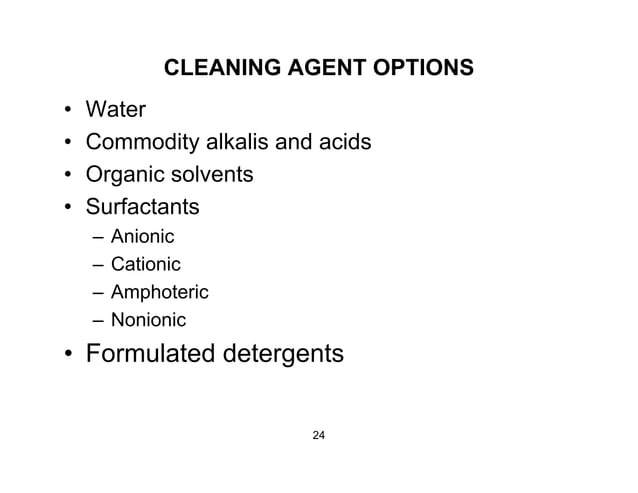 Lifecycle Approach To Cleaning Validation Pdf Chemistry Science