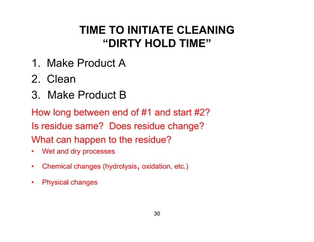 Lifecycle Approach To Cleaning Validation Pdf Chemistry Science