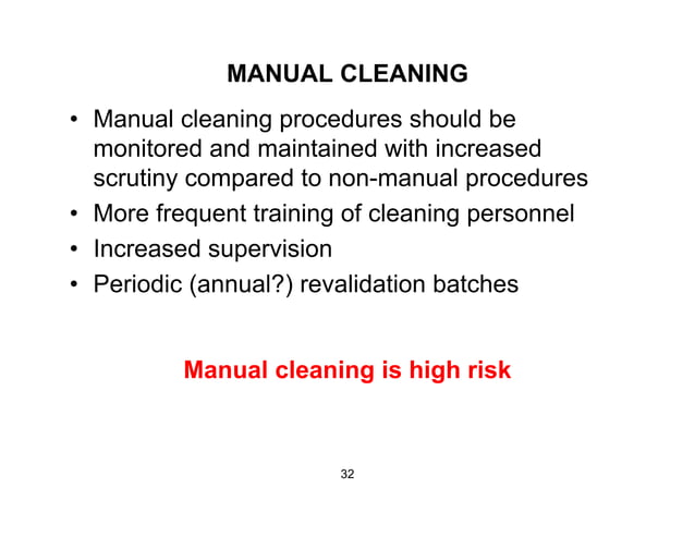 Lifecycle Approach To Cleaning Validation Pdf Chemistry Science