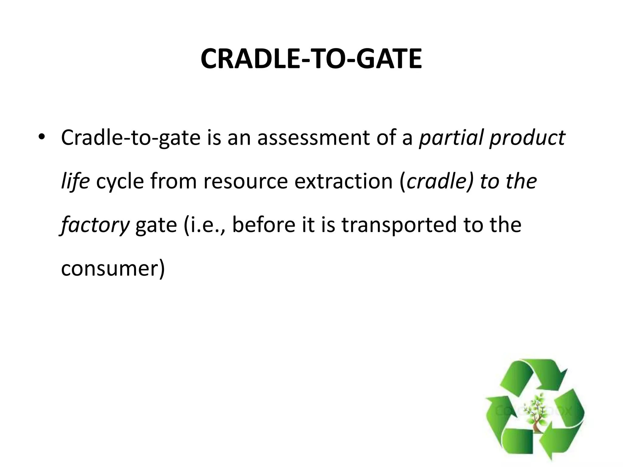 Life cycle assessment | PPTX