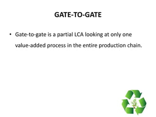 Life cycle assessment | PPTX