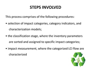 Life cycle assessment | PPTX