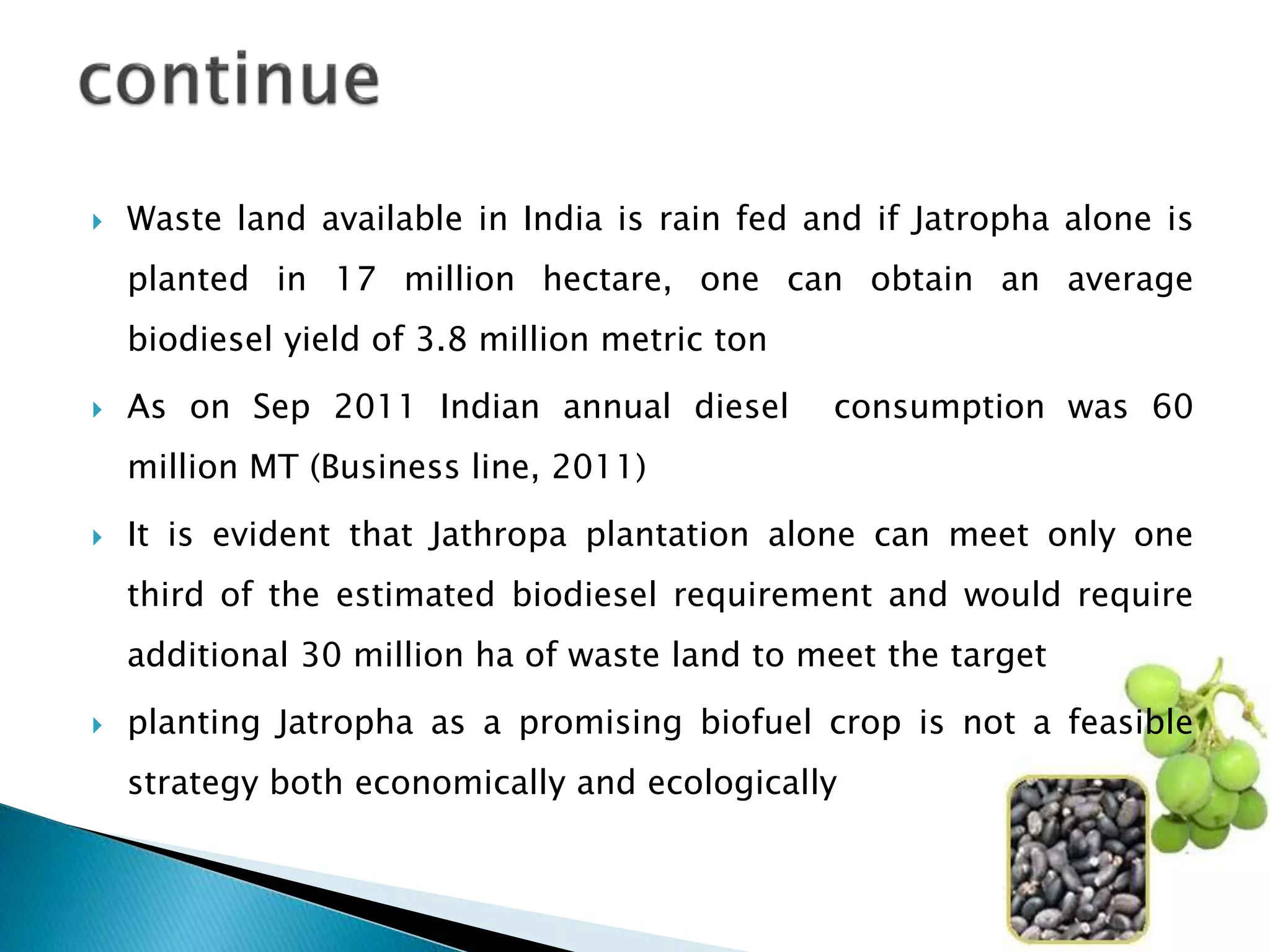 Life cycle assessment of biodiesel production from pongamia | PPTX