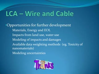 Life Cycle Assessment Of Polymers And Compounds | PPTX