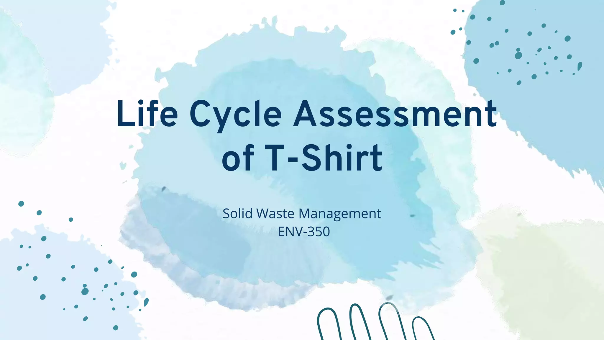 life cycle assessment of T-shirt.pptx