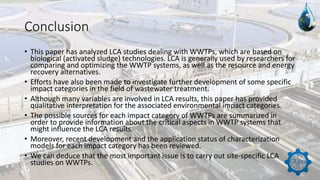 Life Cycle Assessment of Wastewater Treatment Plant.pptx