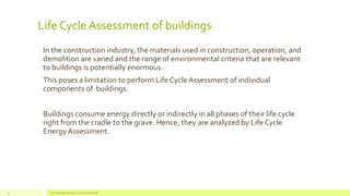Life cycle assessment | PPTX