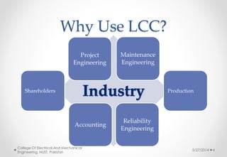 Life cycle cost example | PPTX