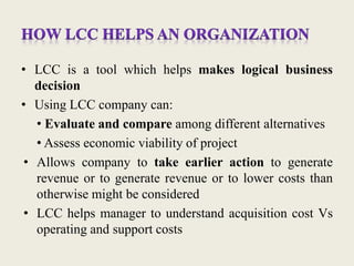 Life cycle costing | PPTX