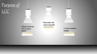 Life cycle costing | PPTX