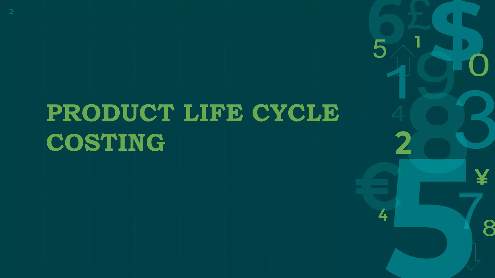 Life cycle costing | PPTX