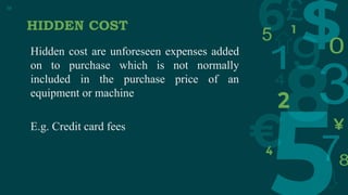 Life cycle costing | PPT